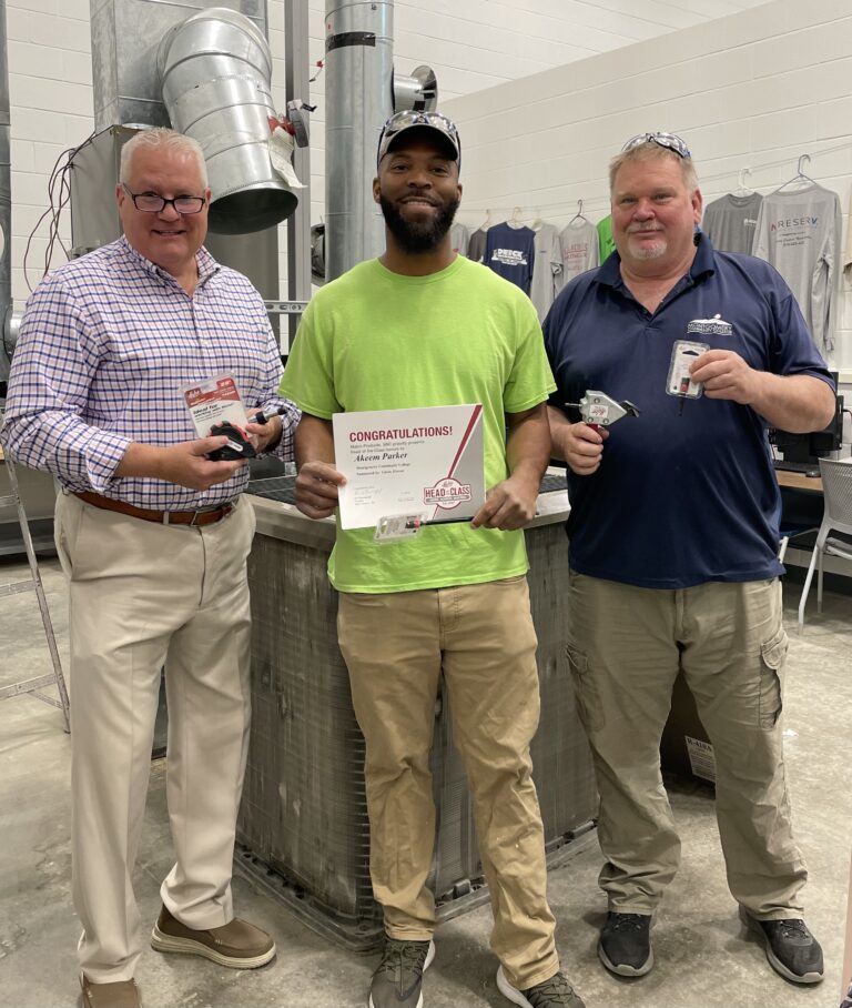 » Top HVAC Student Recognized at MCC
